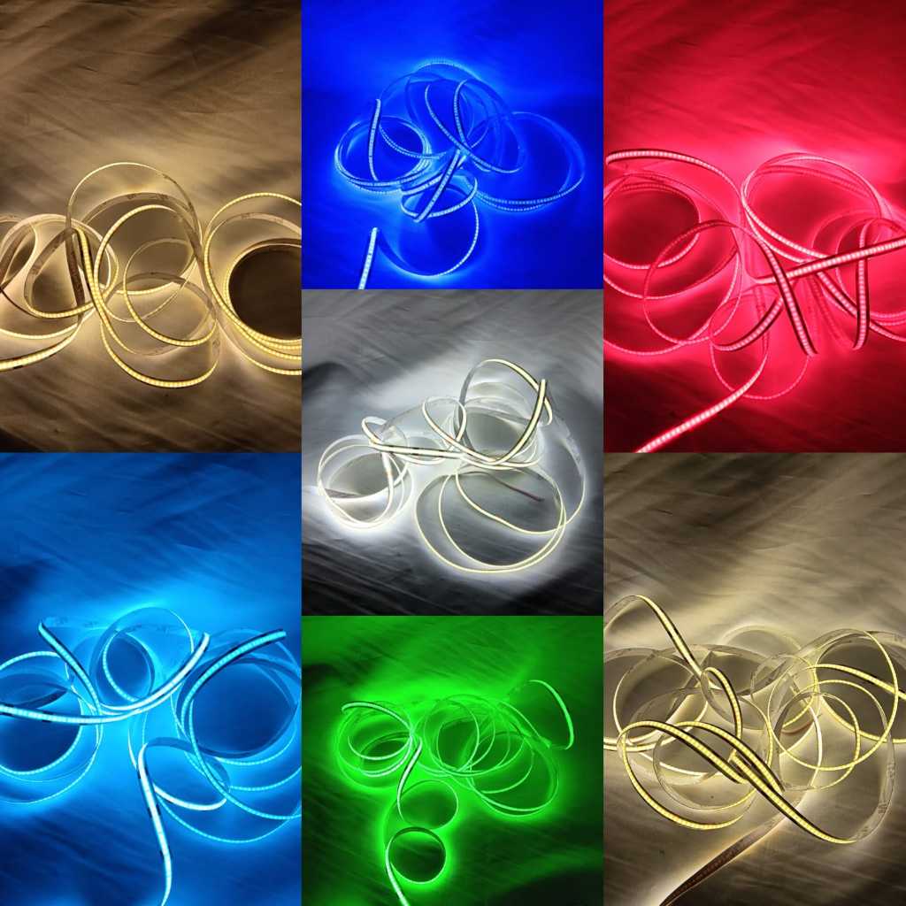 Jual Lampu Strip COB DC12 Volt 5 Meter 320LED/Lampu Strip Light COB ...