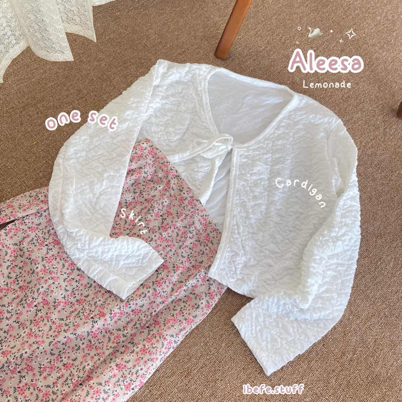 Jual ALEESA ONE SET ( ROK + CARDIGAN ) | SIAP KIRIM | Shopee Indonesia