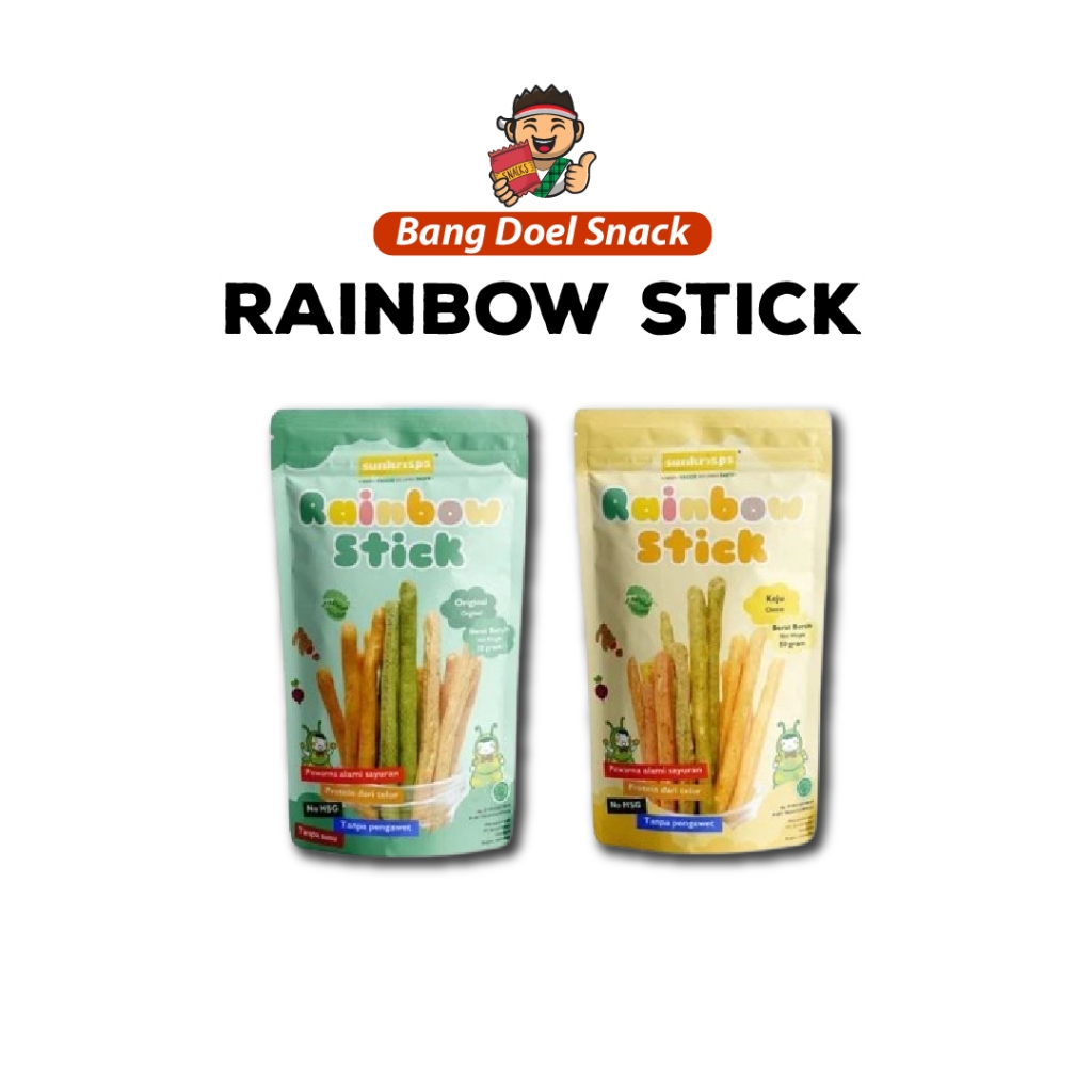 Jual Sunkrips - Rainbow Stick 50g - Veggie / Cheese - Snack Bayi Anak ...