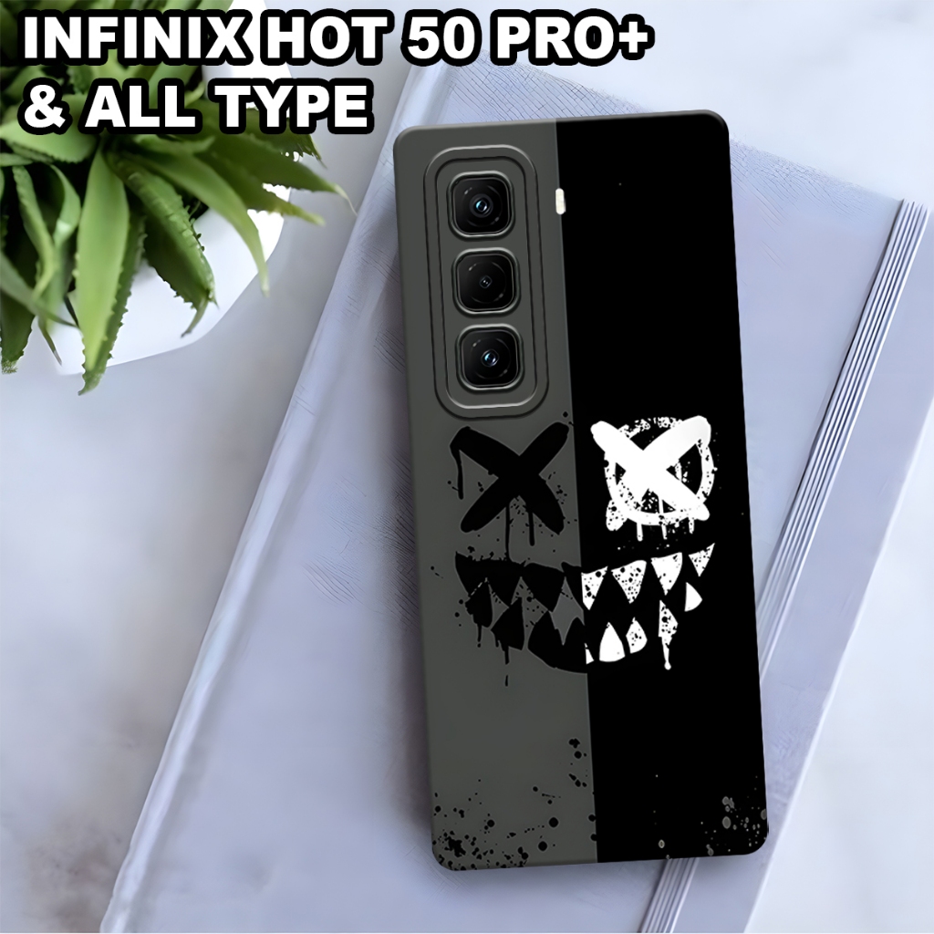 Jual AC24/SOFTCASE PROCAMERA INFINIX HOT 50 PRO + TERBARU 2024 MOTIF EMOTIKON BAHAN FULL KARET ...