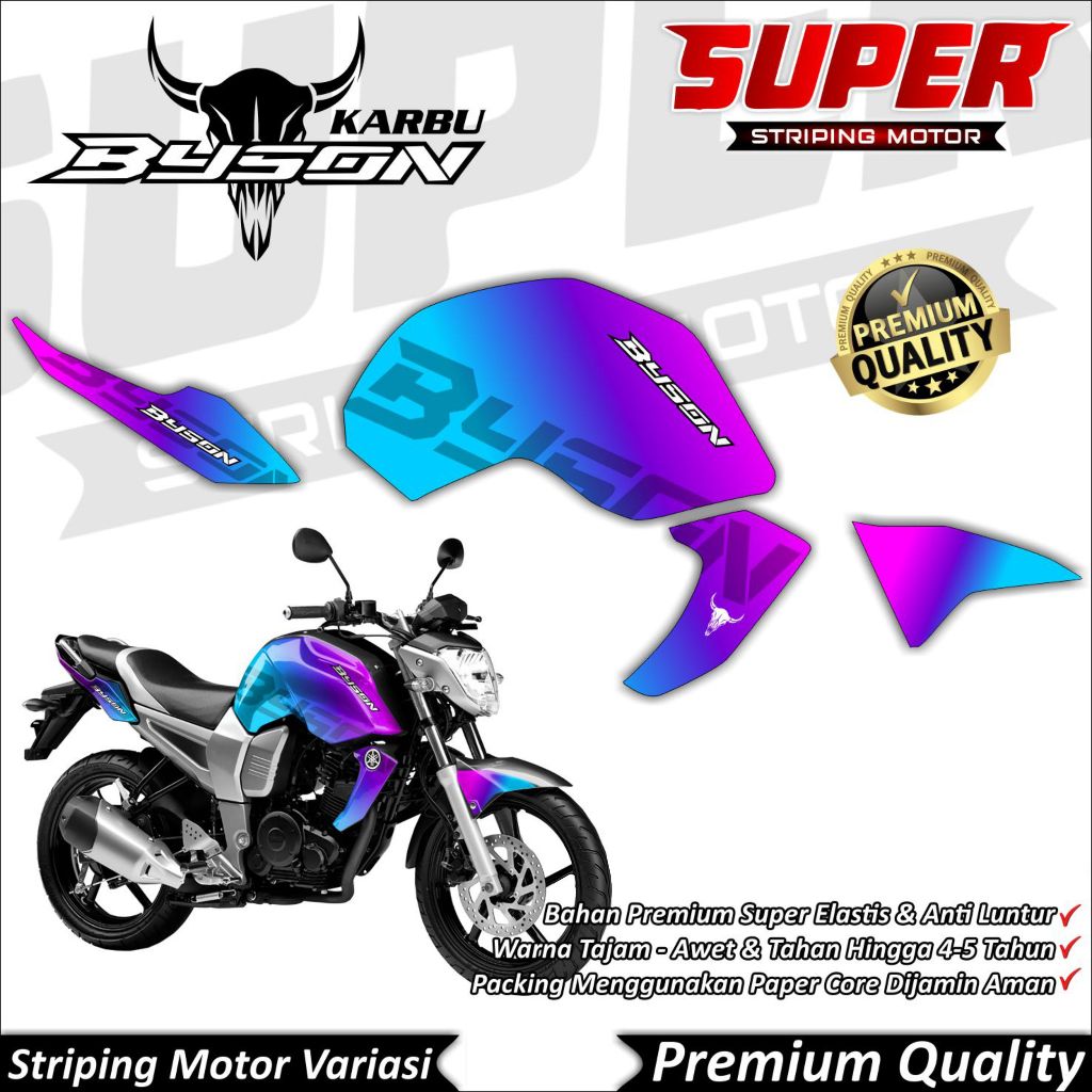 Jual Stiker Byson Karbu Anti Luntur keren Striping Byson Striping Byson ...