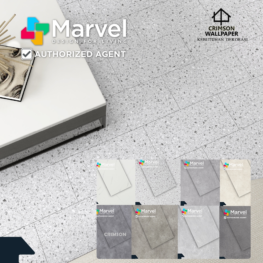 Jual FLOORING VINYL SPACE MARVEL STONE 3MM | LANTAI VINYL MARVEL LUXURY ...