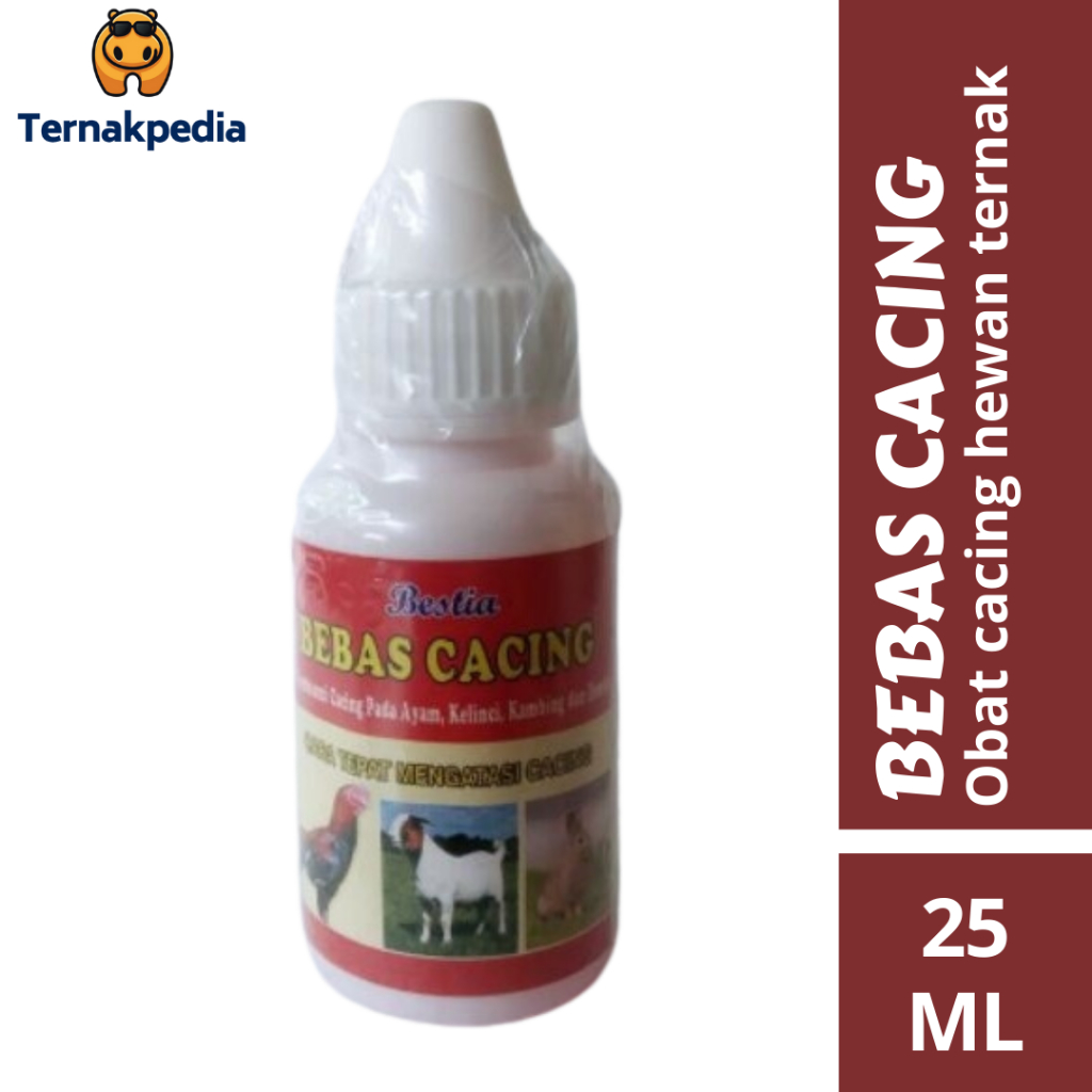 Jual Bebas Cacing 25 ml - Obat Cacing Hewan - Obat Cacing Sapi - Obat ...