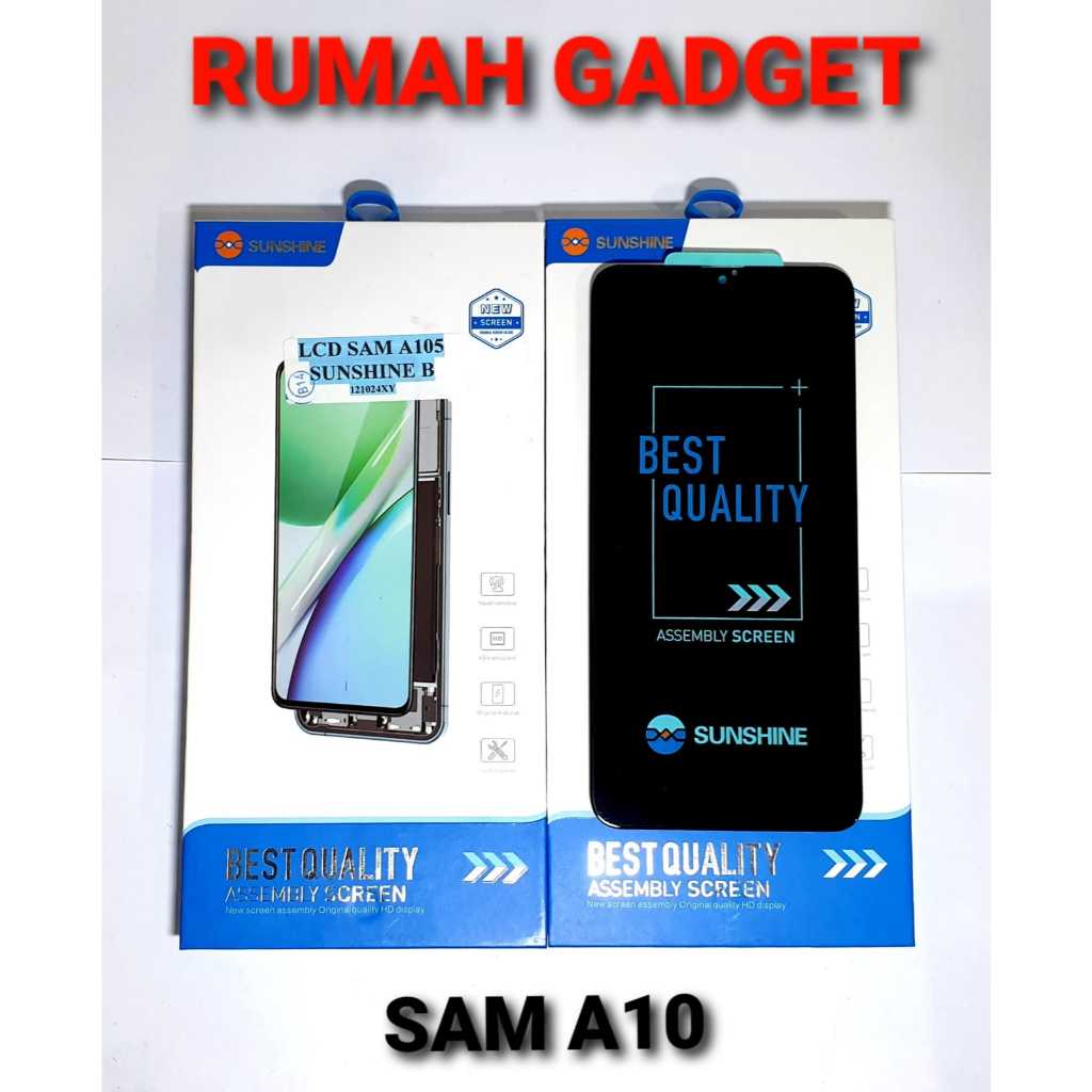 Jual LCD SUNSHINE SAM A10/A105/M10/M105 BLACK FULLSET TOUCHSCREEN | Shopee Indonesia