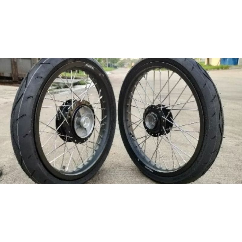 Jual sepaket velg RX king UK velg 160/185/18+ ban luar tingal pake ...