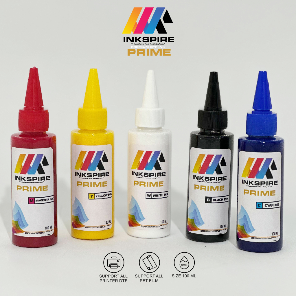 Jual Tinta DTF / Digital Transfer Film INKSPIRE PRIME 100ML Super ...