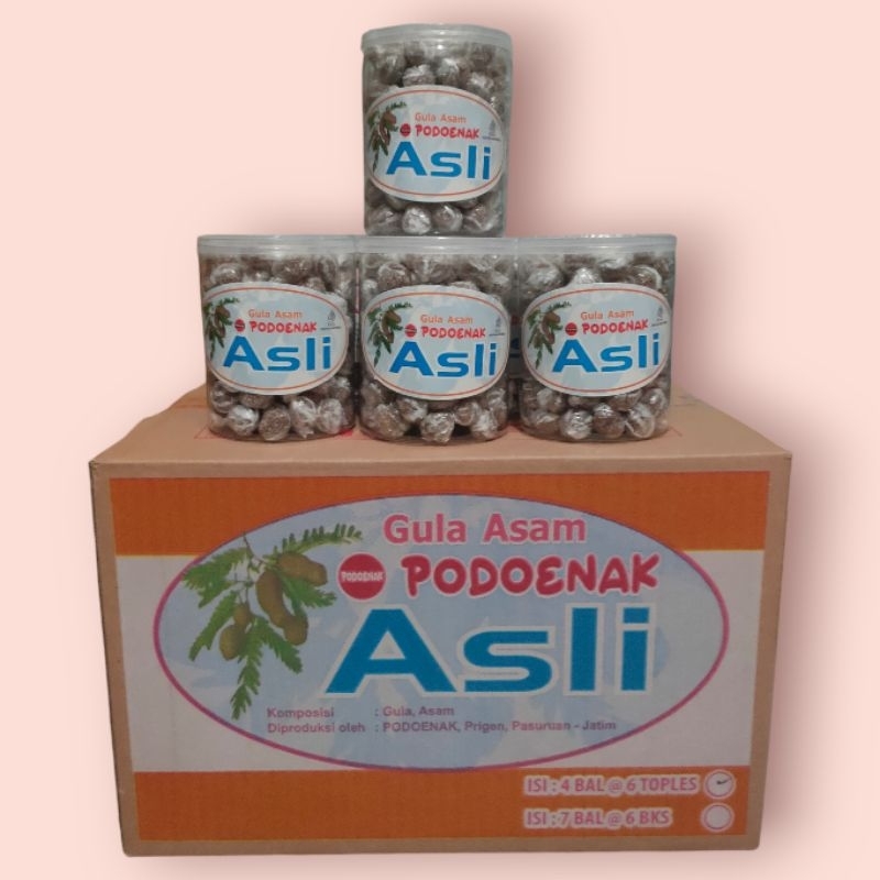 Jual Permen Asem Gula Asam Asli kemasan Toples [120pcs] | Shopee Indonesia