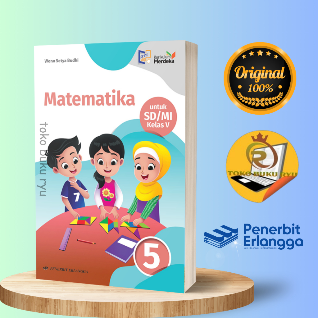 Jual Buku Matematika Kelas 5 SD Kurikulum Merdeka Erlangga | Shopee Indonesia