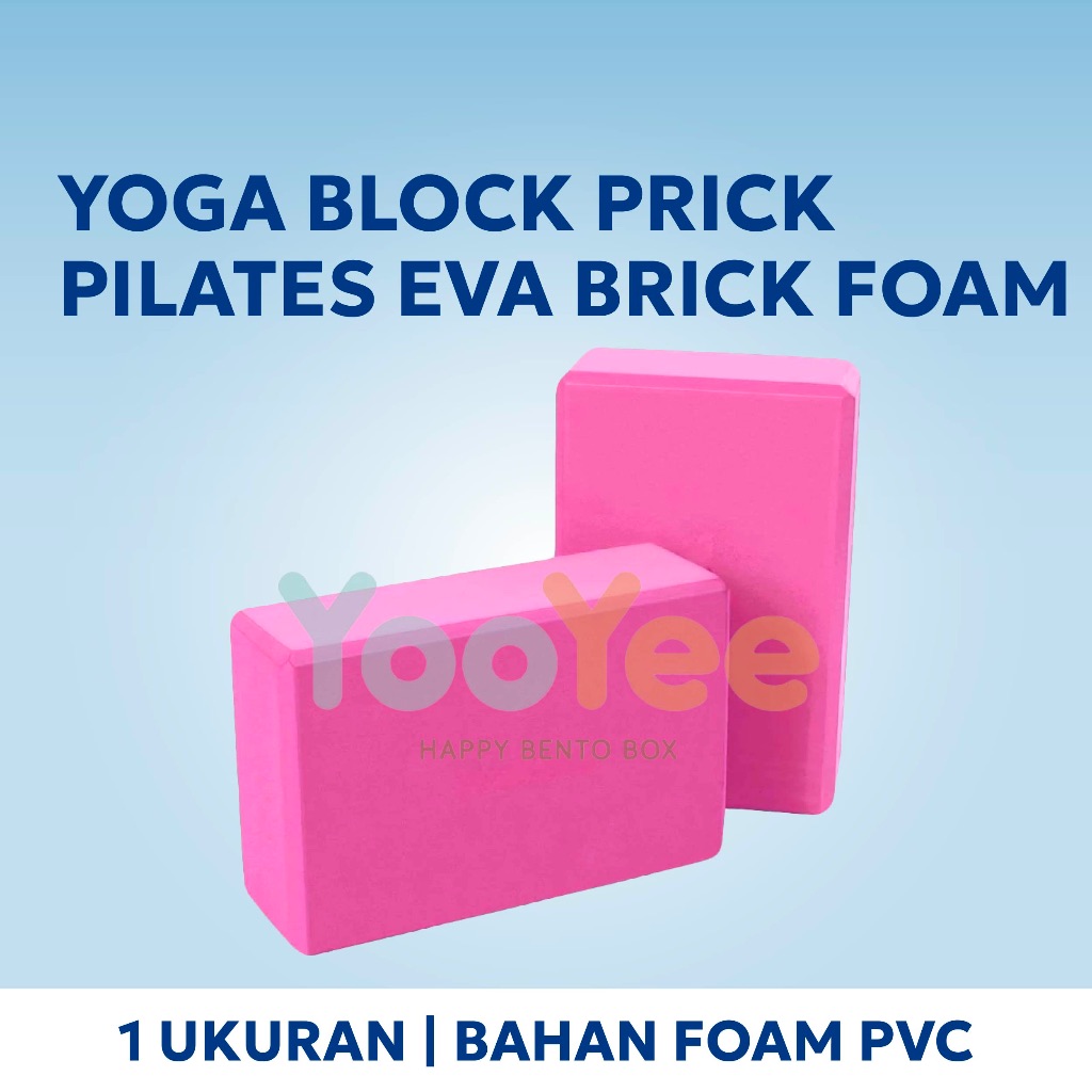 Jual Yooyee Yoga Blok Prick Pilates EVA Brick Foam Alat Fitnes | Shopee ...