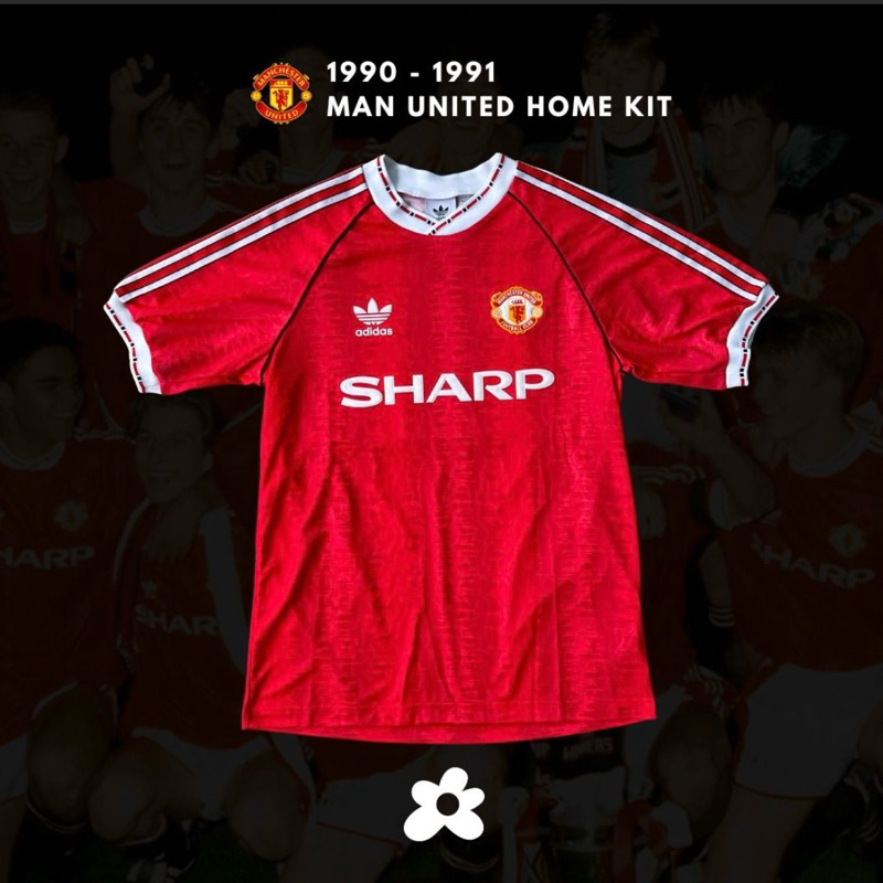 Jual Jersey Original Official Repro Manchester United Home 1990 - 1991 ...