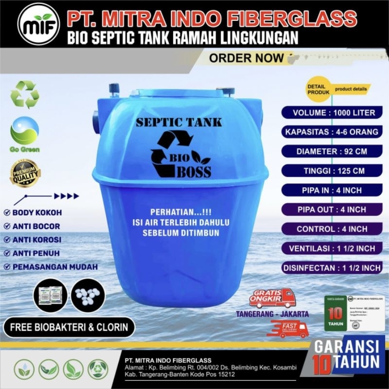 Jual septic tank 1000 liter BIO BOSS | Shopee Indonesia