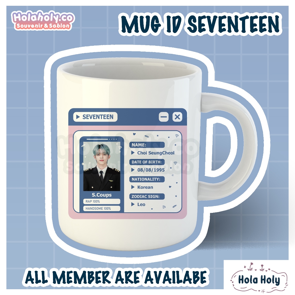Jual Mug SEVENTEEN Custom Fankit Kpop gemes [READY] - Hampers - Kado ...