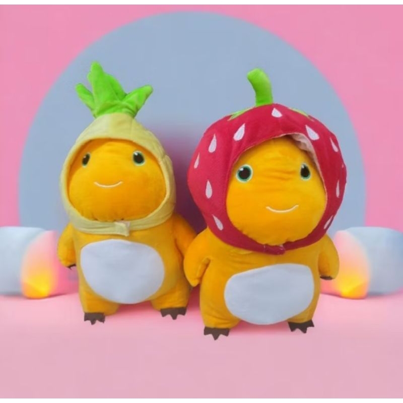 Jual Boneka Nailong Strawberry Wortel 40CM Kawaii Dino Kuning | Shopee ...