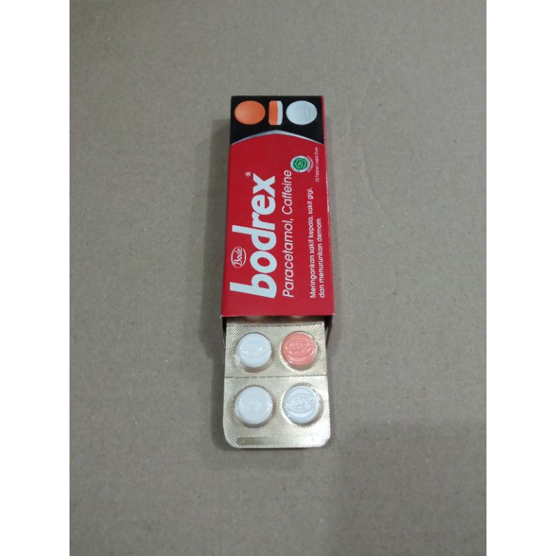 Jual Obat Tablet Bodrex 1Blister isi 10 pcs | Shopee Indonesia