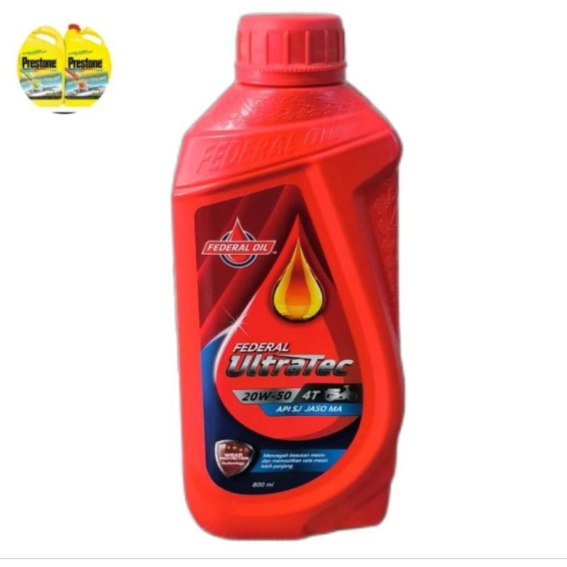 Jual Oli Federal Ultratec 4T SAE 20W-50 SJ Jaso MA isi 0,8L/800ML | Shopee Indonesia