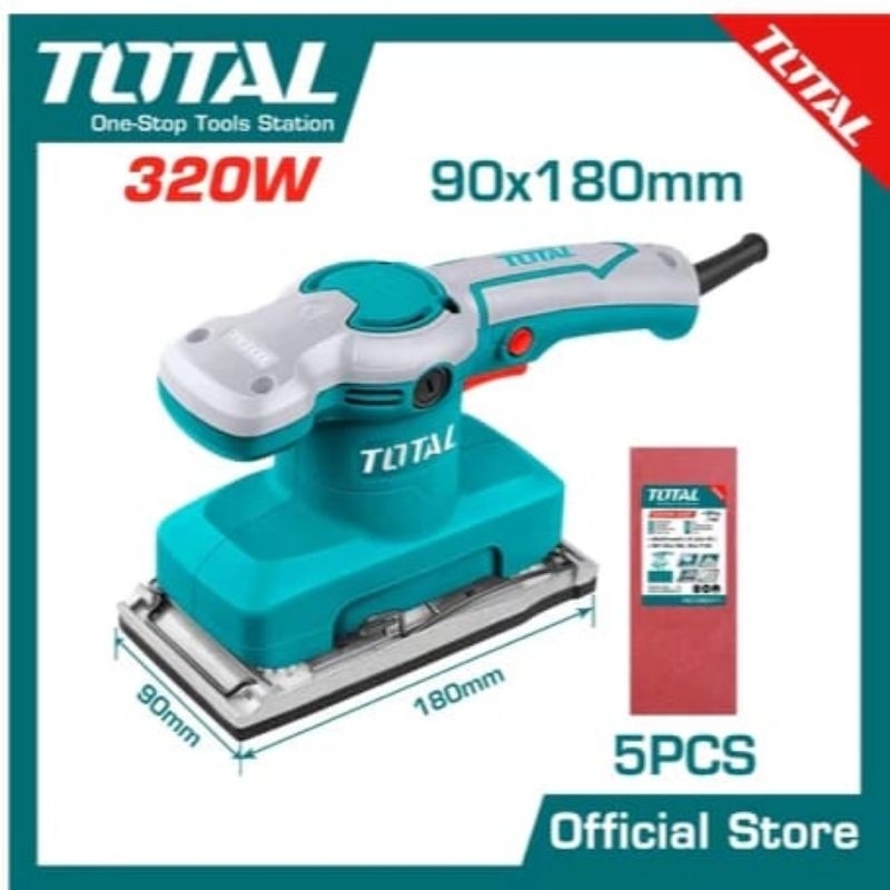 Jual Mesin Amplas Listrik 320 Watt TOTAL TF1301826 | Shopee Indonesia