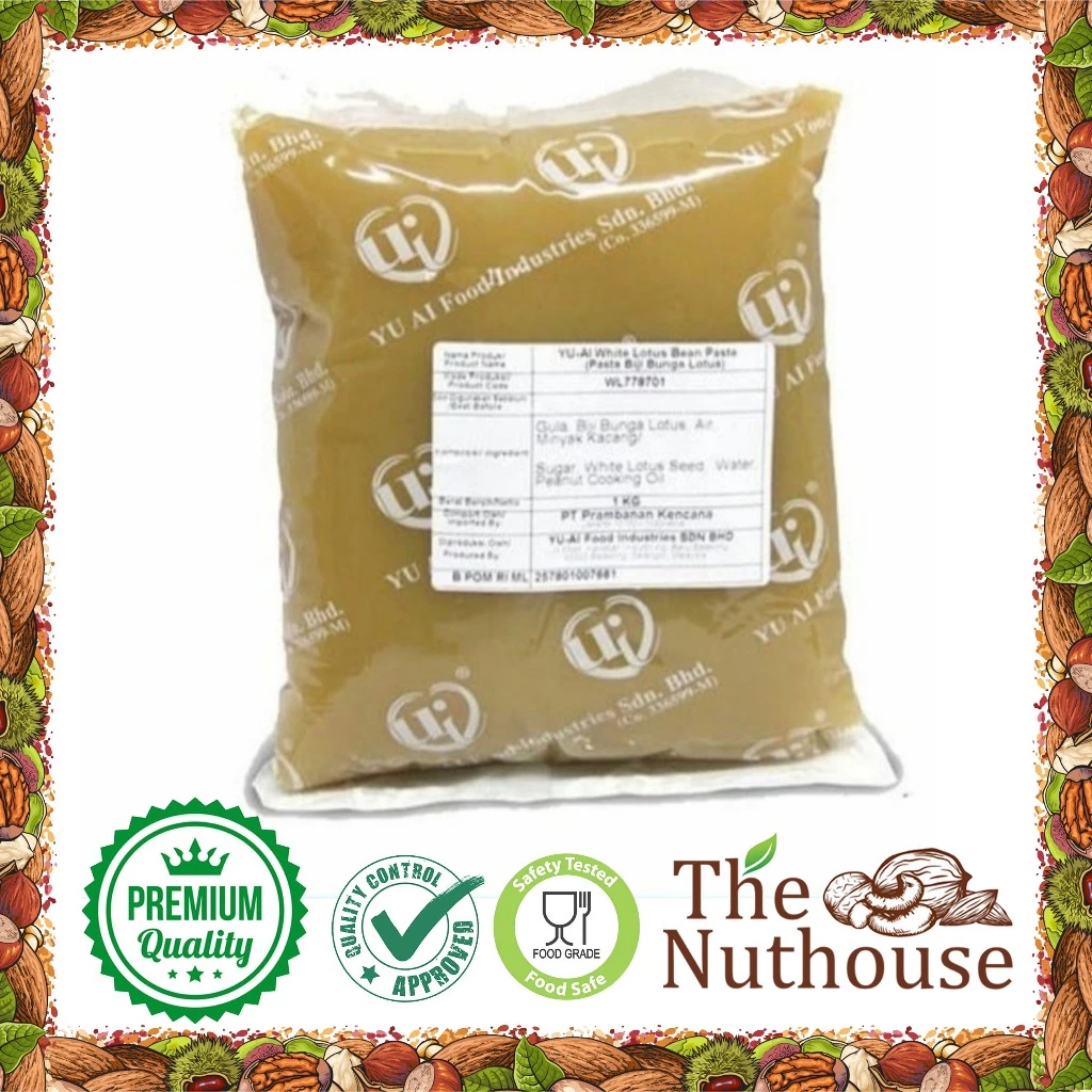 Jual Yu Ai White Lotus Paste Filling / Pasta Biji Lotus 1Kg | Shopee ...