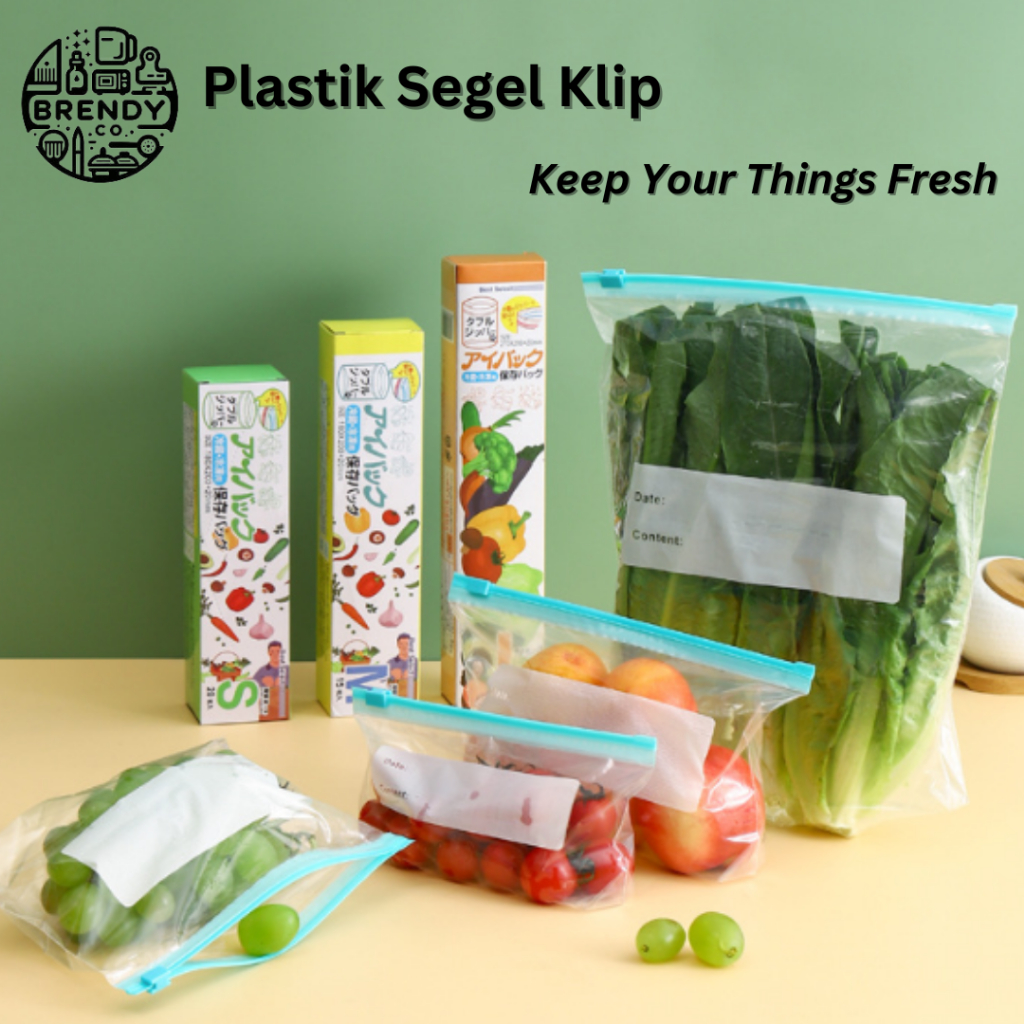 Jual Plastik Klip Ziplock Makanan Ziplock Food Grade Reusable | Shopee ...