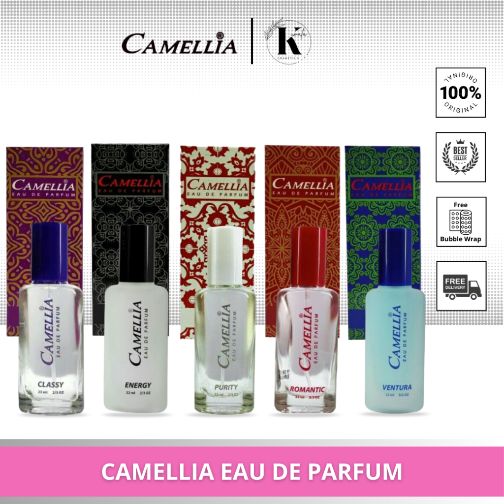 Jual CAMELLIA Eau De Parfum 22ml | Camelia EDP Perfume | Shopee Indonesia