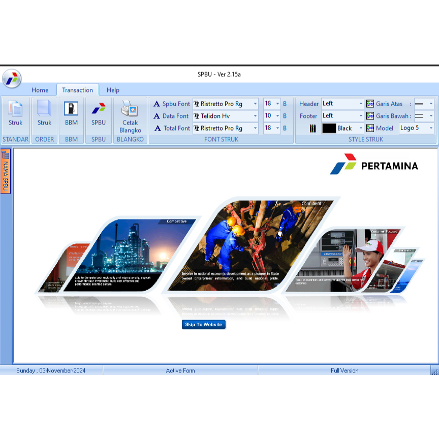 Jual Aplikasi Cetak nota SPBU v2.15a | Shopee Indonesia