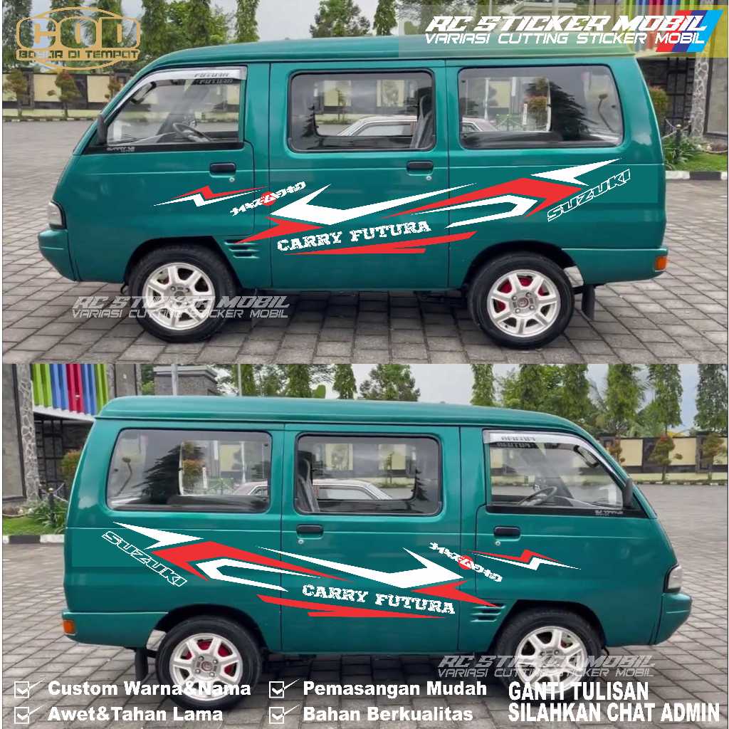 Jual sticker mobil carry futura cutting sticker mobil carry futura ...