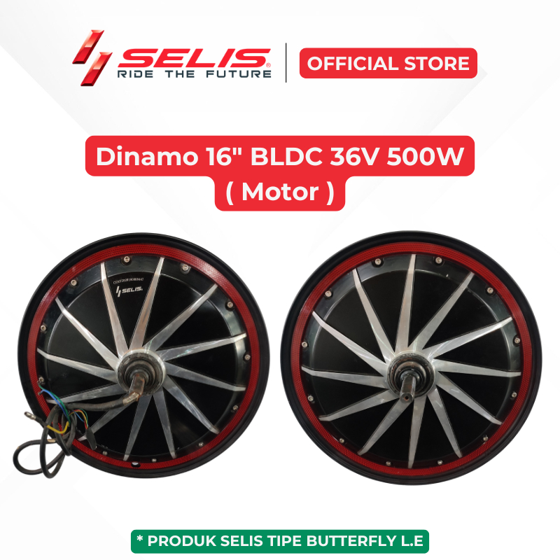 Jual SELIS - Dinamo 16 Inch 36 Volt 500 Watt Sepeda Motor listrik ...