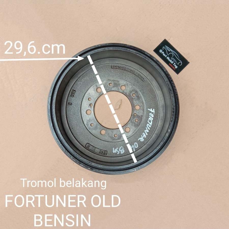 Jual brake drum rear tromol rem toyota fortuner hilux vigo | Shopee ...