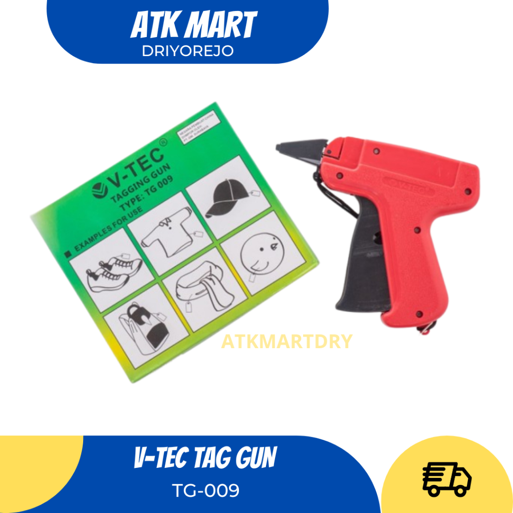 Jual V-TEC TAG GUN TG-009 BASTING GUN ALAT TEMBAK PASANG LABEL PENANDA ...