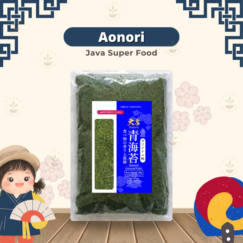 Jual AONORI Bubuk Nori Halal - Ao Nori Powder Import Taburan Takoyaki - Seaweed Powder Mentai ...