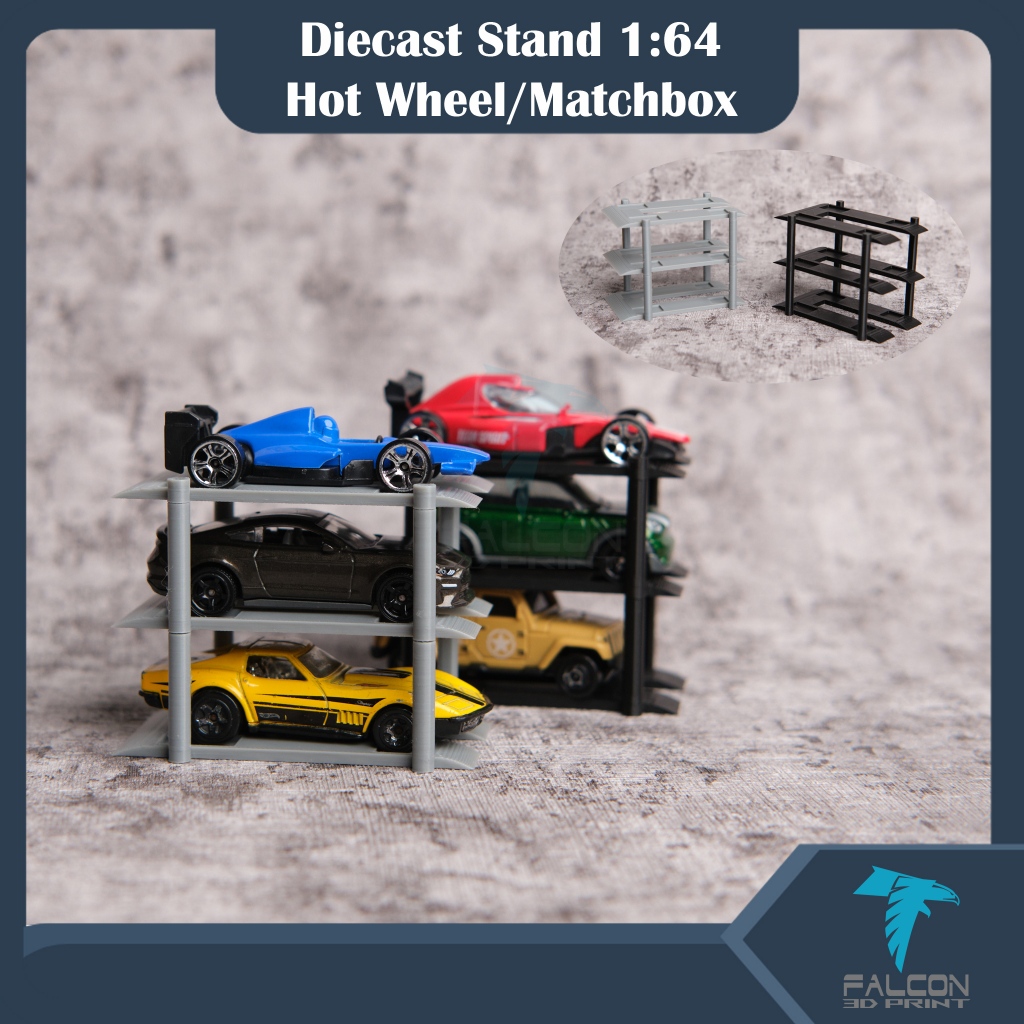 Jual Stand Display Diecast Hot wheel Matchbox Garage Car Lift Hotwheel ...