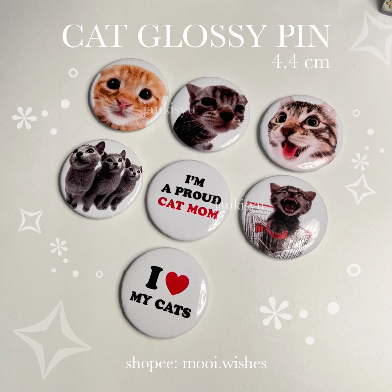 Jual Cat Kucing Pin Glossy Lucu Murah Aesthetic Japan Trinkets Deco ...