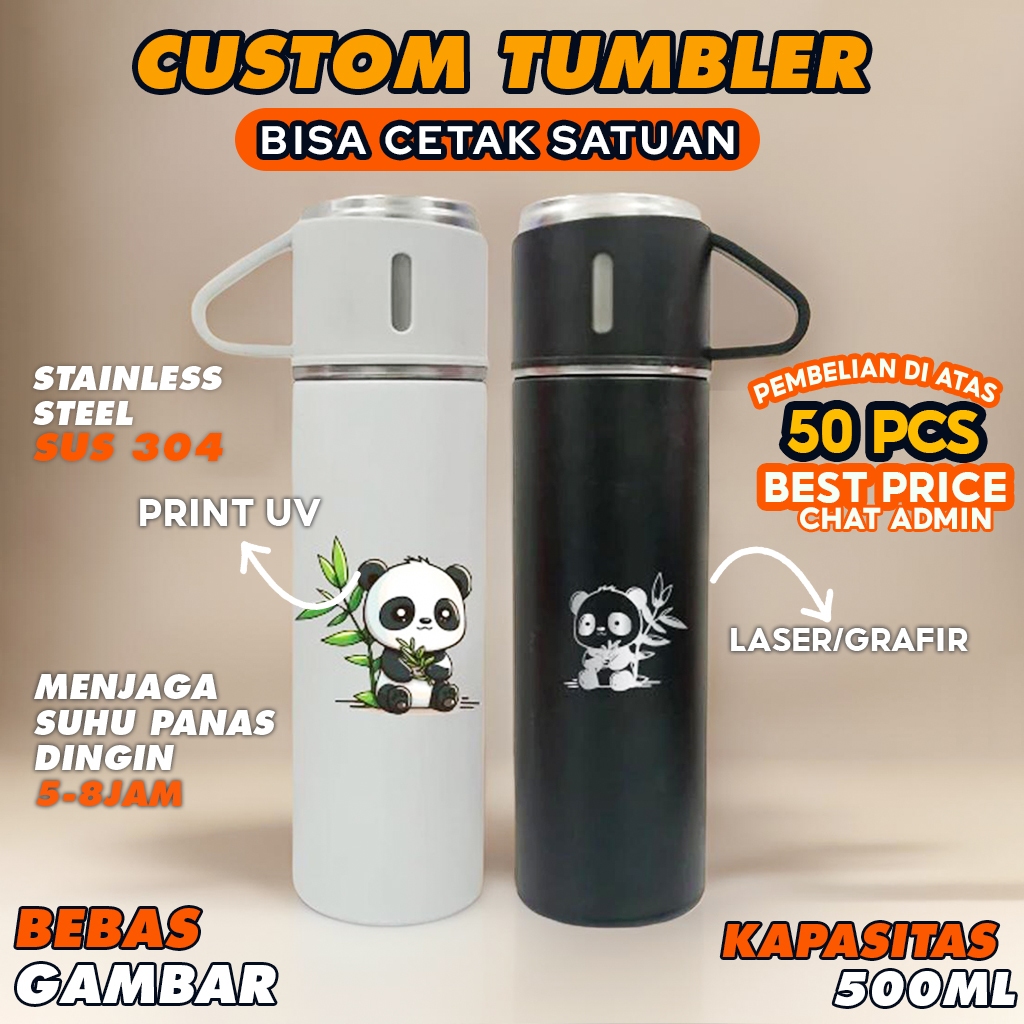 Jual TERMOS SULTAN SET 3 IN 1 GIFT BOX HAMPERS KAPASITAS 500 ML ...