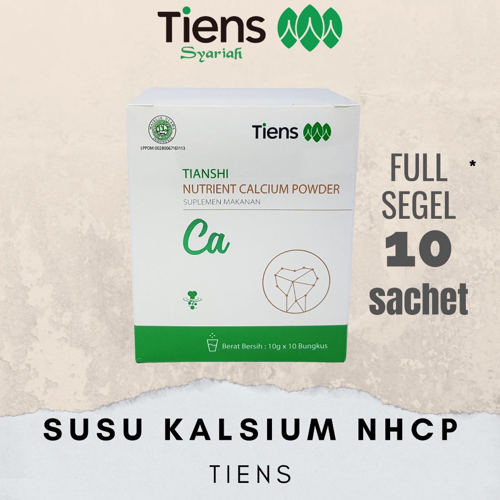 Jual Peninggi Badan Tiens NHCP Nutrient Kalsium - Tianshi isi 10 ORI ...