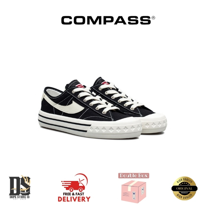Jual Compass Retrograde Low Black White | Shopee Indonesia