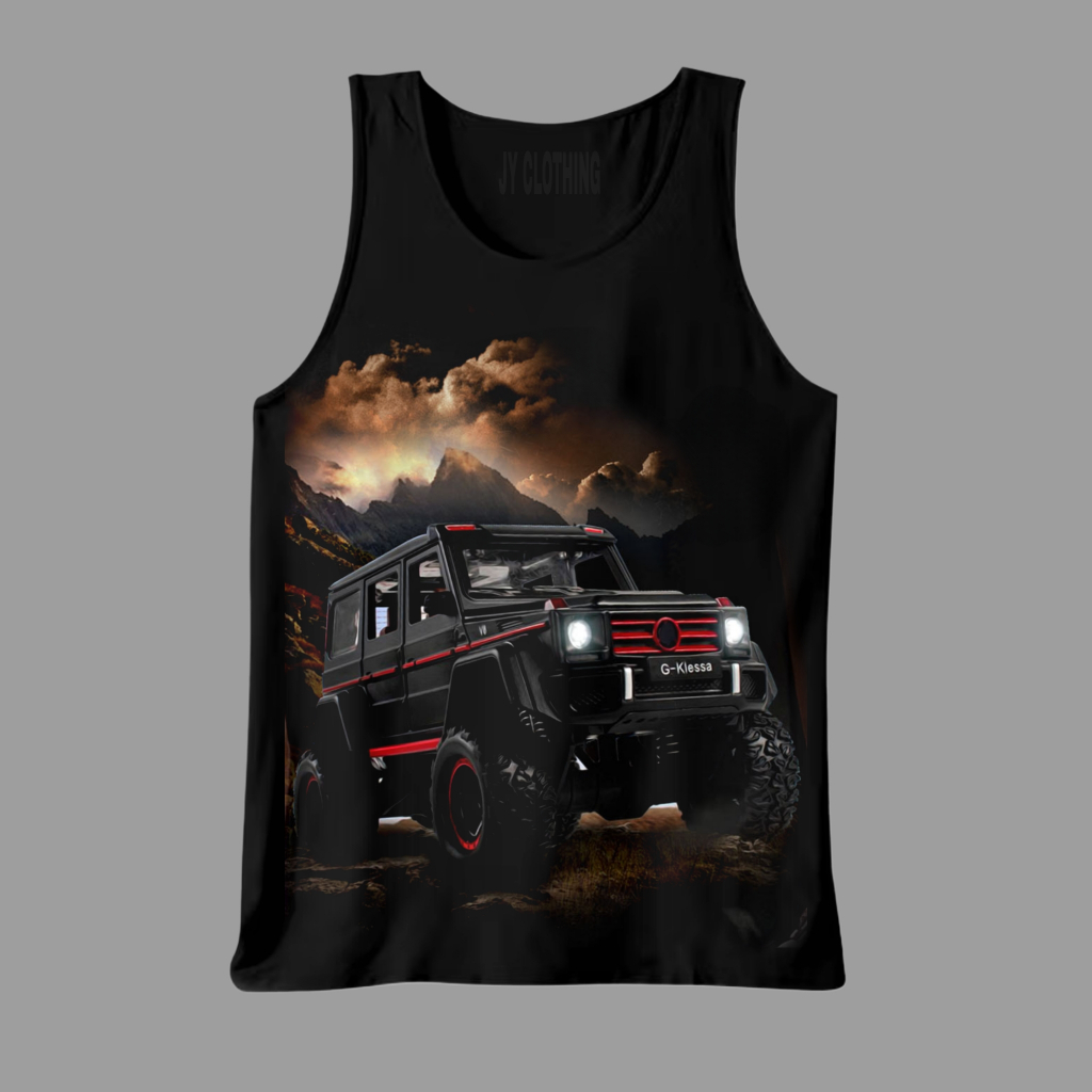 Jual Singlet Pria Santai Hitam Motif Mobil Hitam | Shopee Indonesia