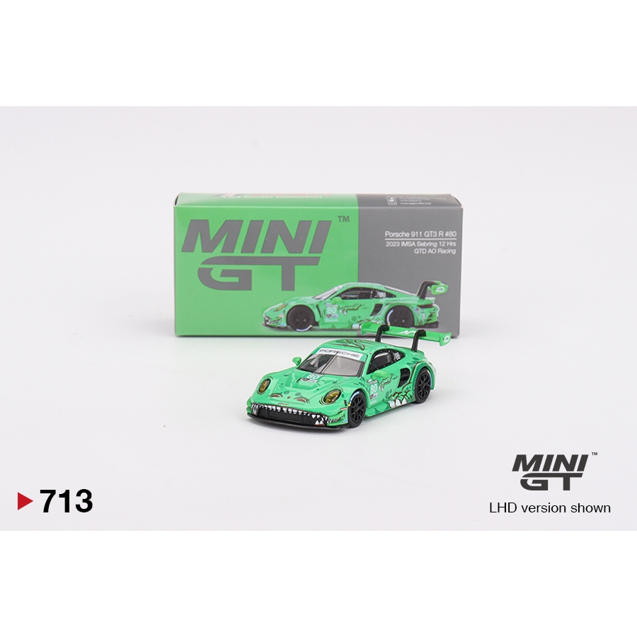 Jual MINI GT MINI GT 713 Porsche 911 GT3 R #80 GTD AO Racing 2023 IMSA ...