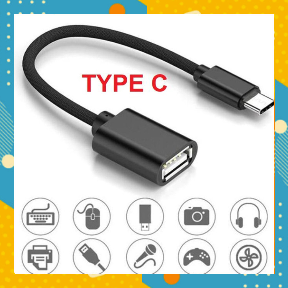 Jual Kabel OTG Type C USB On The Go HP Komputer Laptop Mouse Keyboard AK0222A3 | Shopee Indonesia