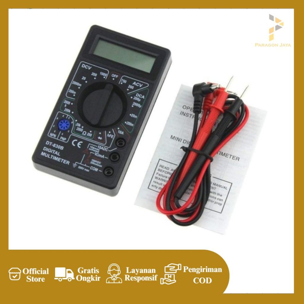 Jual Multimeter DT380B / AvoMeter / Multitester / Avometer Digital ...