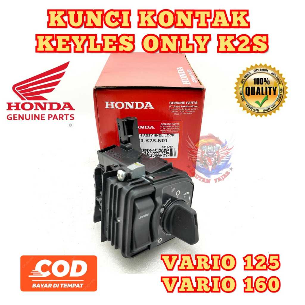 Jual Kunci kontak keyles only Vario 125 Vario 160 konci kontak key set ...