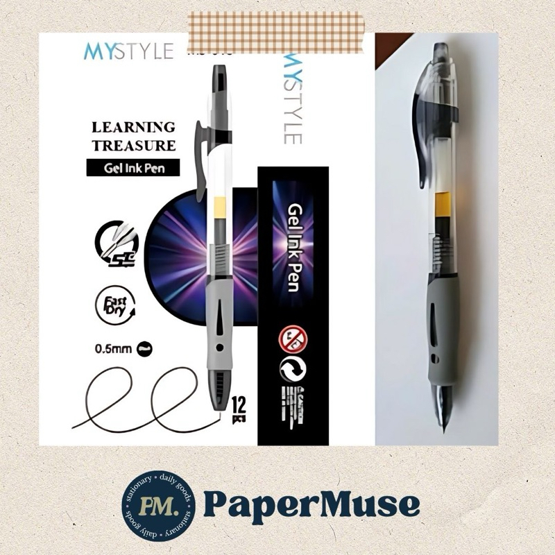 Jual Pulpen Click pen 0,5mm MyStyle MS-018 isi 12 Pcs | Shopee Indonesia