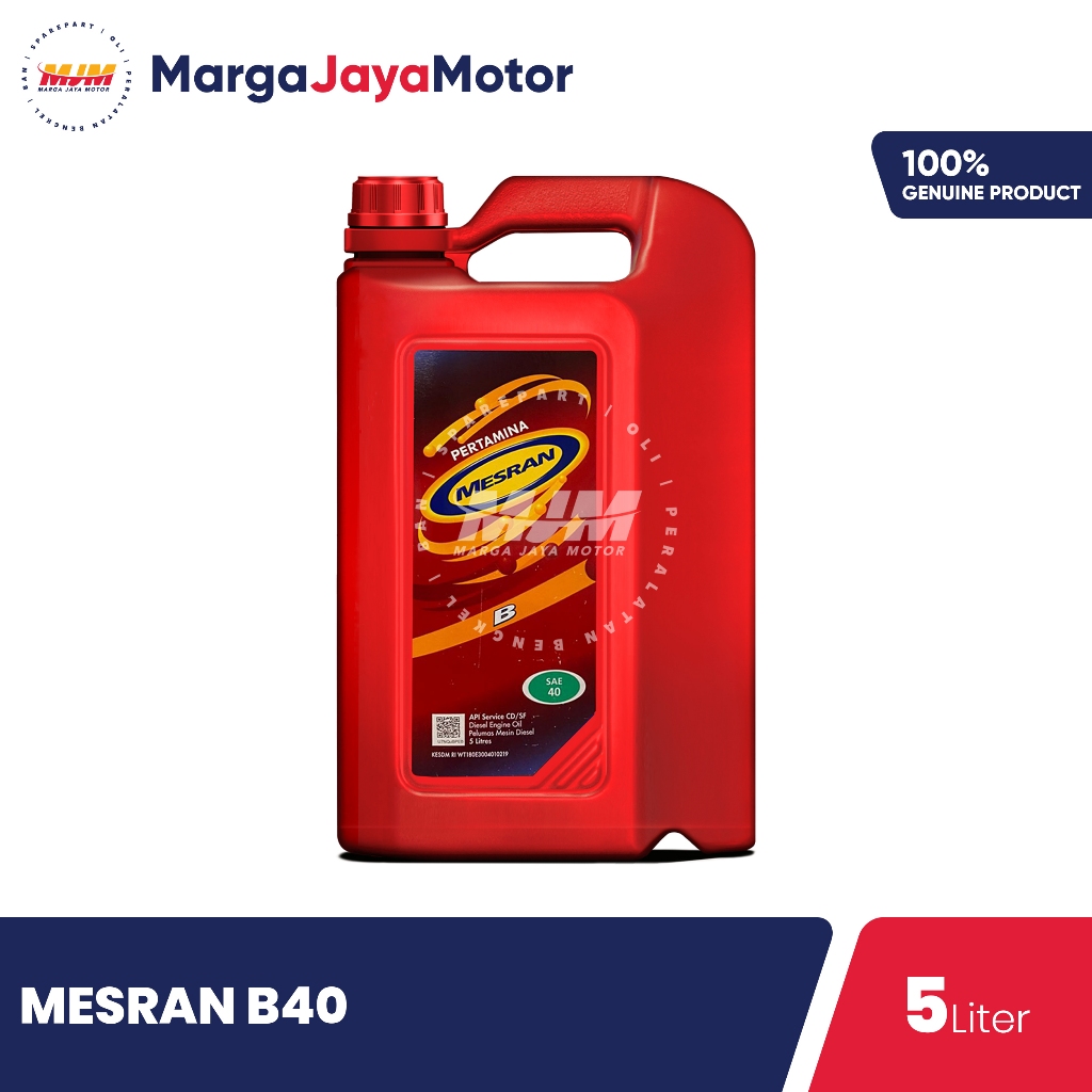 Jual Pertamina Mesran B40 Sae 40 Diesel 5L | Shopee Indonesia