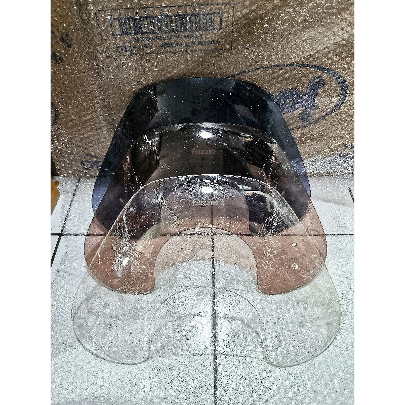 Jual Kaca Mika Flyscreen / Windshield Yamaha Fazzio Tebal 3 mm (Kaca ...