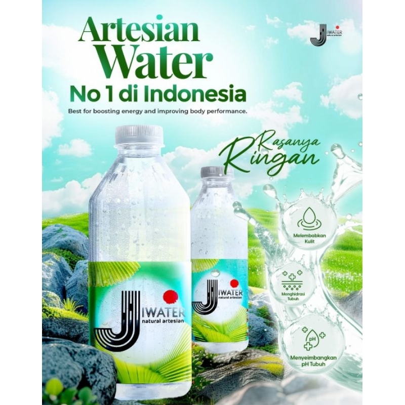 Jual Jiwater Artesian 500 ml | Shopee Indonesia