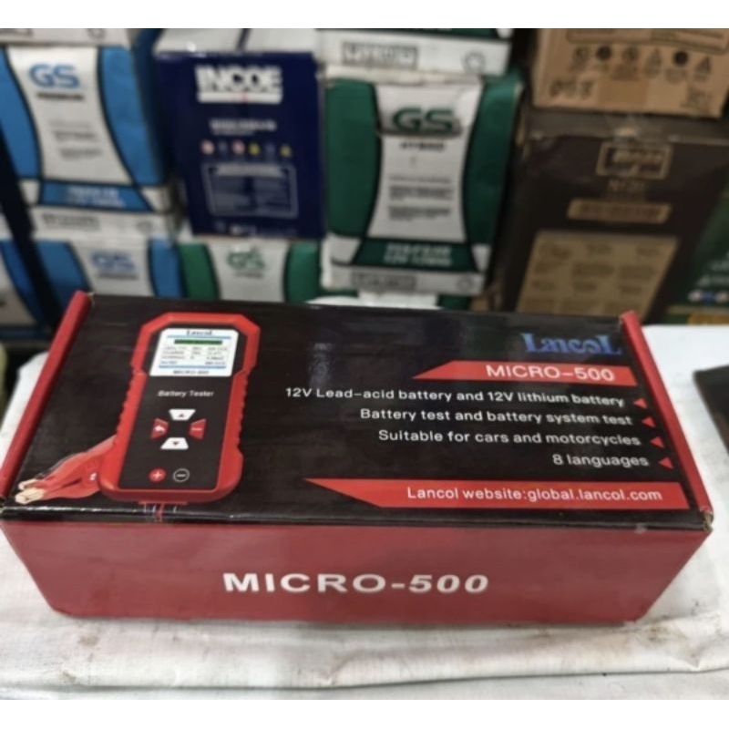 Jual ALAT TEST AKI MICRO 500 DIGITAL BATTERY TESTER | Shopee Indonesia