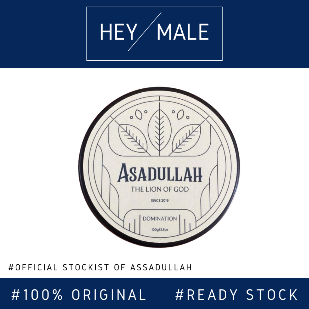 Jual ASSADULLAH The Lion of God Domination Oilbased Oil Based Pomade | Shopee Indonesia