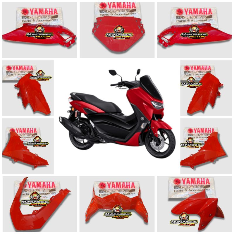 Jual Body Bodi Halus Satuan Yamaha All New Nmax N-max 155 Merah Glossy ...
