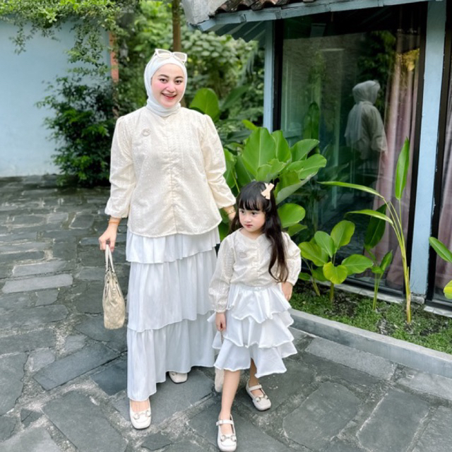 Jual Kalsandfrey Heera Blouse Atasan Couple Mom And Kids Kembar Premium Mewah Exclusive | Shopee ...