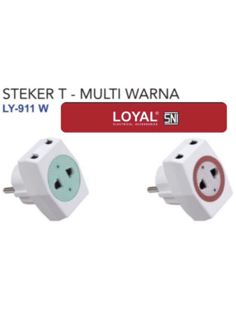 Jual LOYAL YUNIOR COLOKAN STEKER T MULTI STEKER UNIVERSAL COLOKAN 3 ...