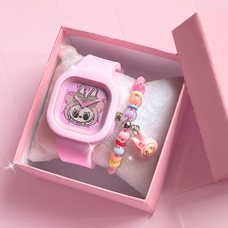 Jual LABUBU Jam tangan perempuan Labubu & gelang anak Labubu Jam tangan ...