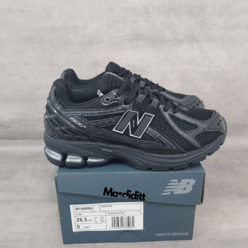 Jual Sepatu New BaIance 1906R Black Metallic Silver | Shopee Indonesia